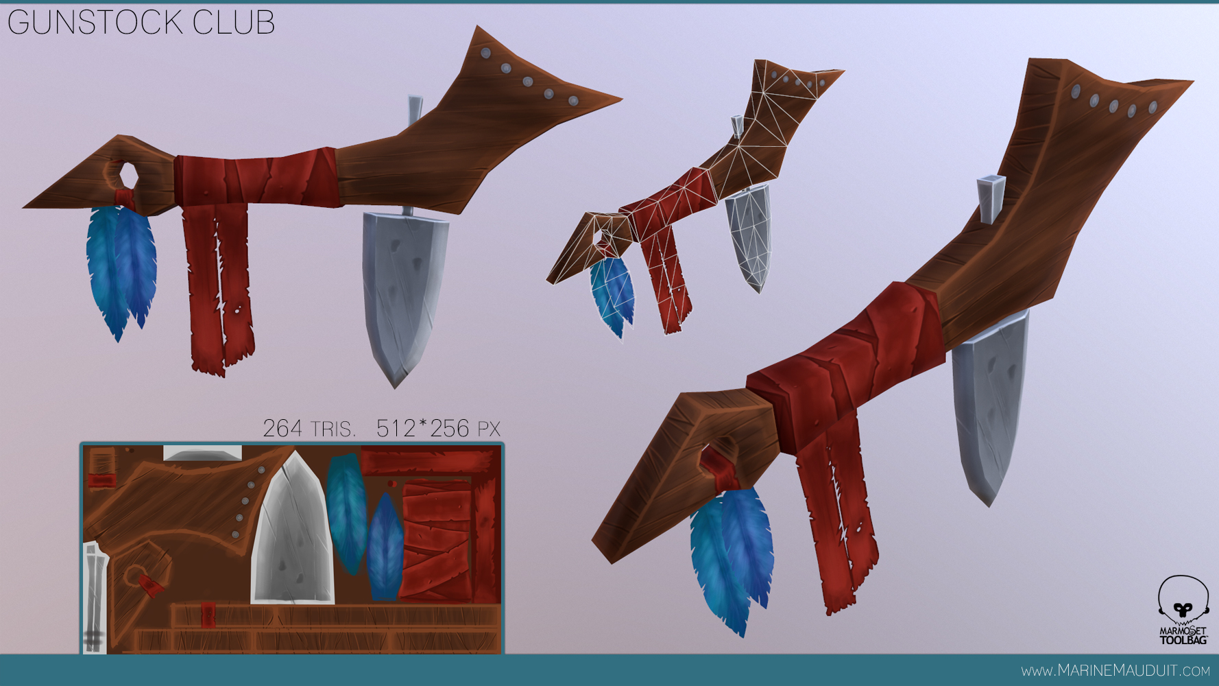 Gunstock club | Marine Mauduit | 2D/3D Game Artist